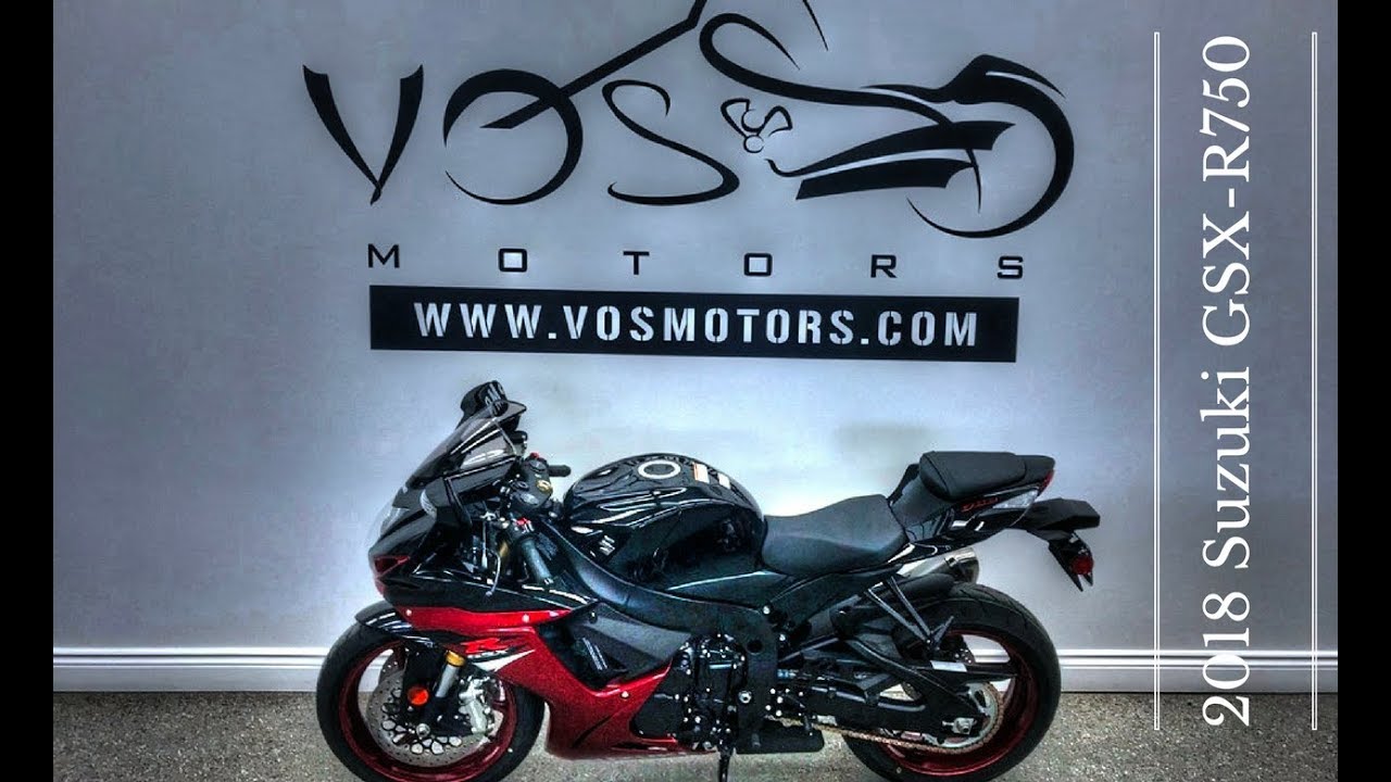 The Brand New 2018 Suzuki GSX R750 Walkaround Video - YouTube