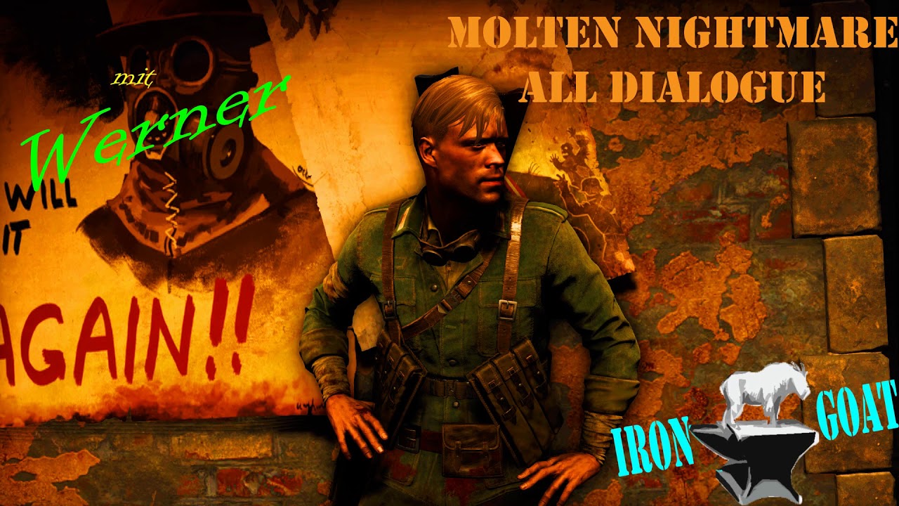 Zombie Army 4: Dead War - Molten Nightmare All Dialogue - Werner Sauer ...
