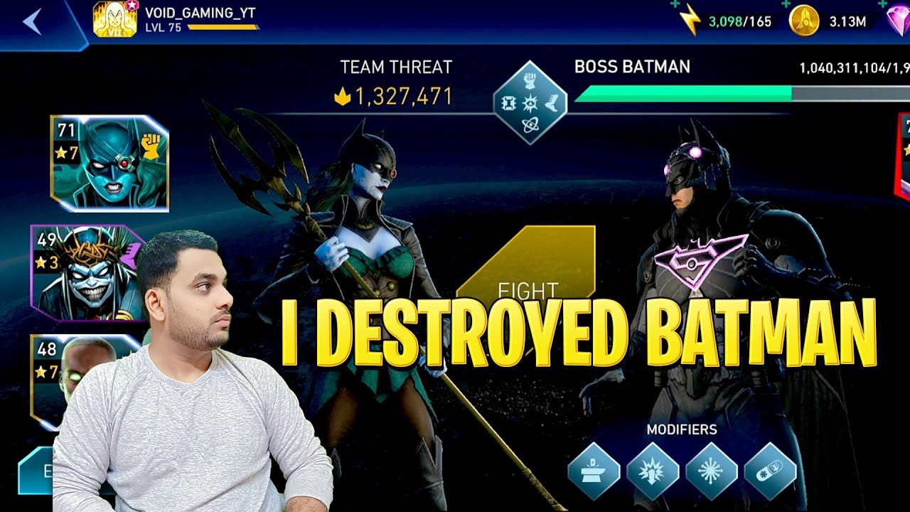 I Destroyed Batman | Rise Of Krypton | Solo Raids | Injustice 2 Mobile ...