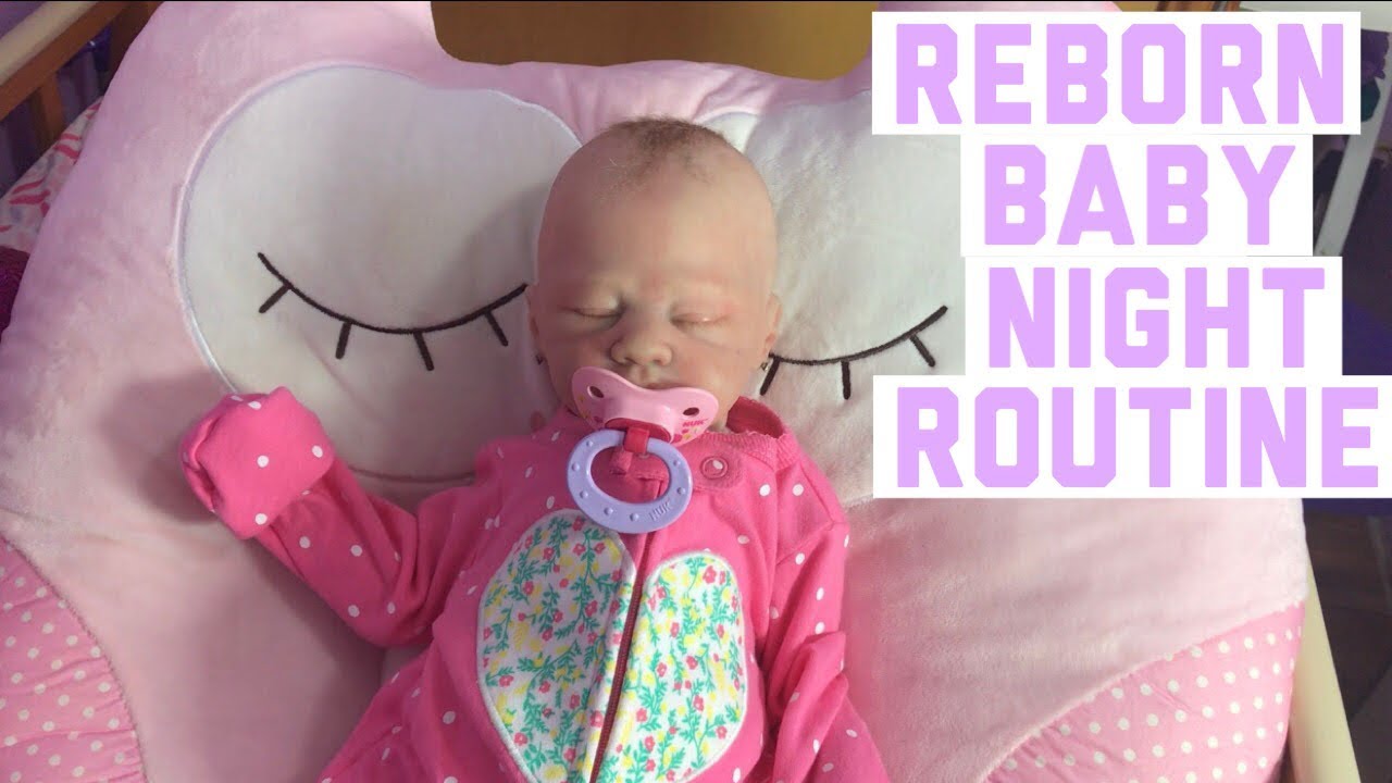 Reborn Baby Night Routine - YouTube