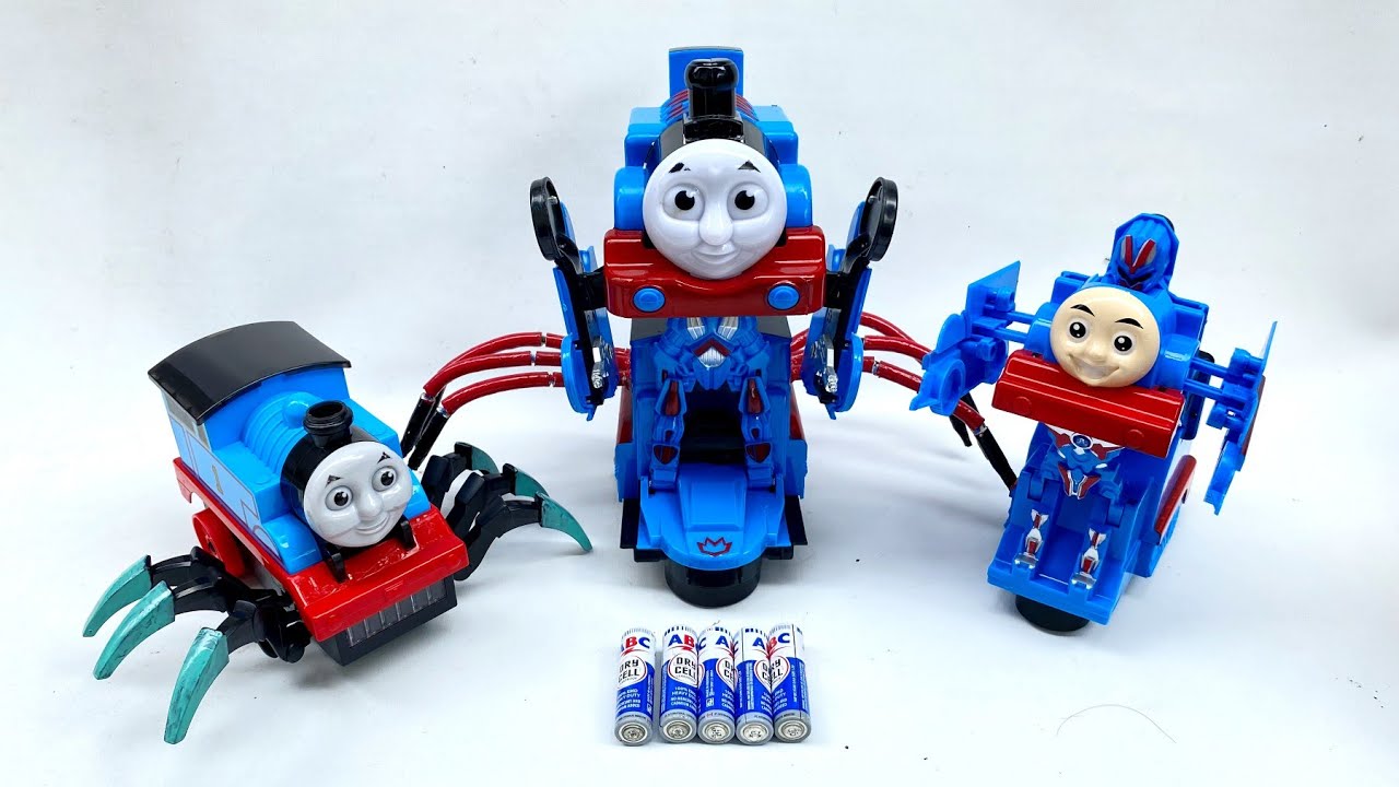 All Blue Thomas Family, Merakit Duo Thomas Transformers, Train Monster ...