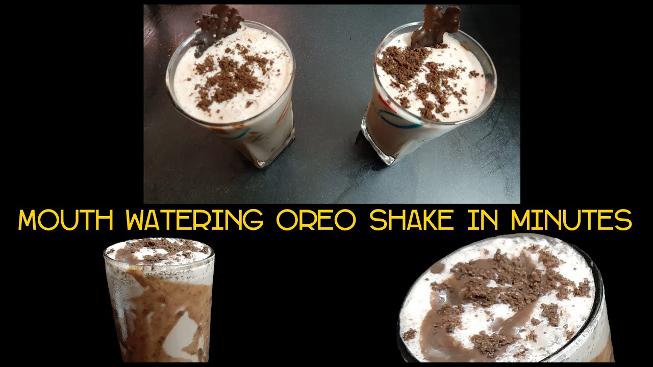 Recipe of Oreo Shake in few minutes - YouTube
