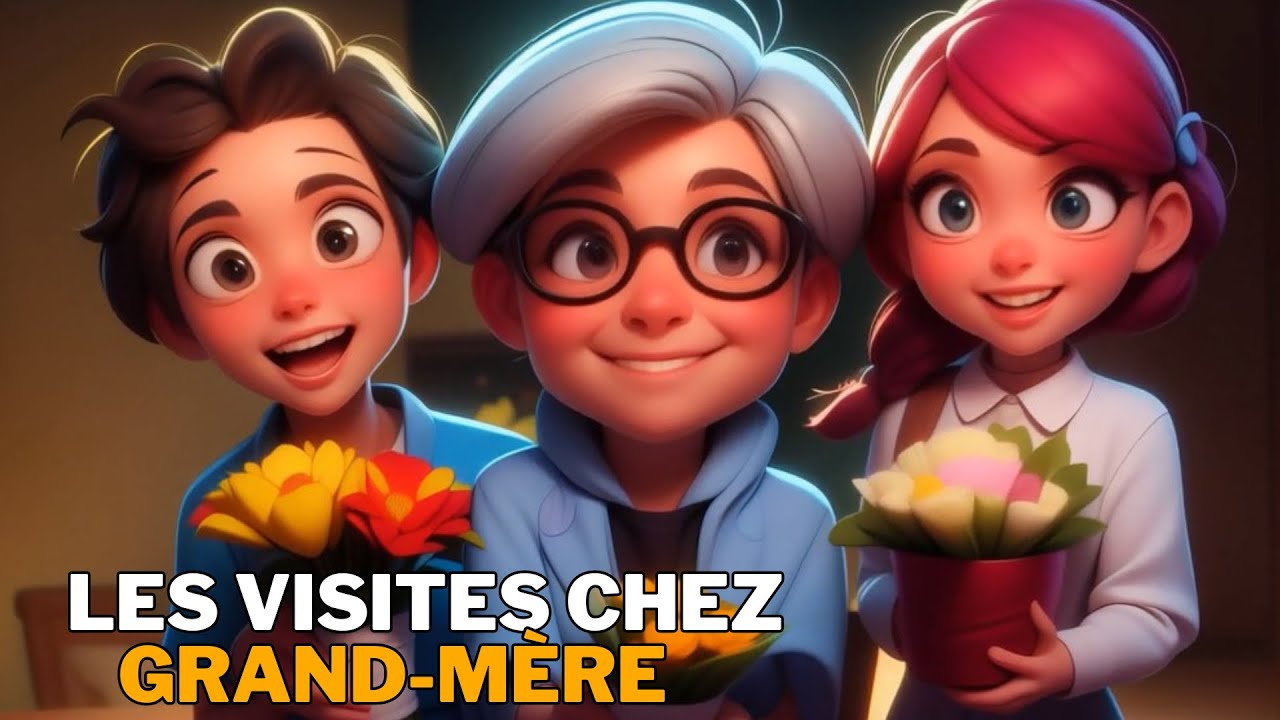 French Kids Bedtime Story: Les Visites Chez Grand-Mère: Visits to ...