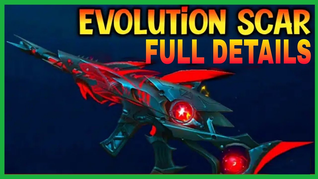 UPCOMING EVOLUTION SCAR SKIN FULL DETAILS।। অবশ্যই VIDEO টা দেখবে ...