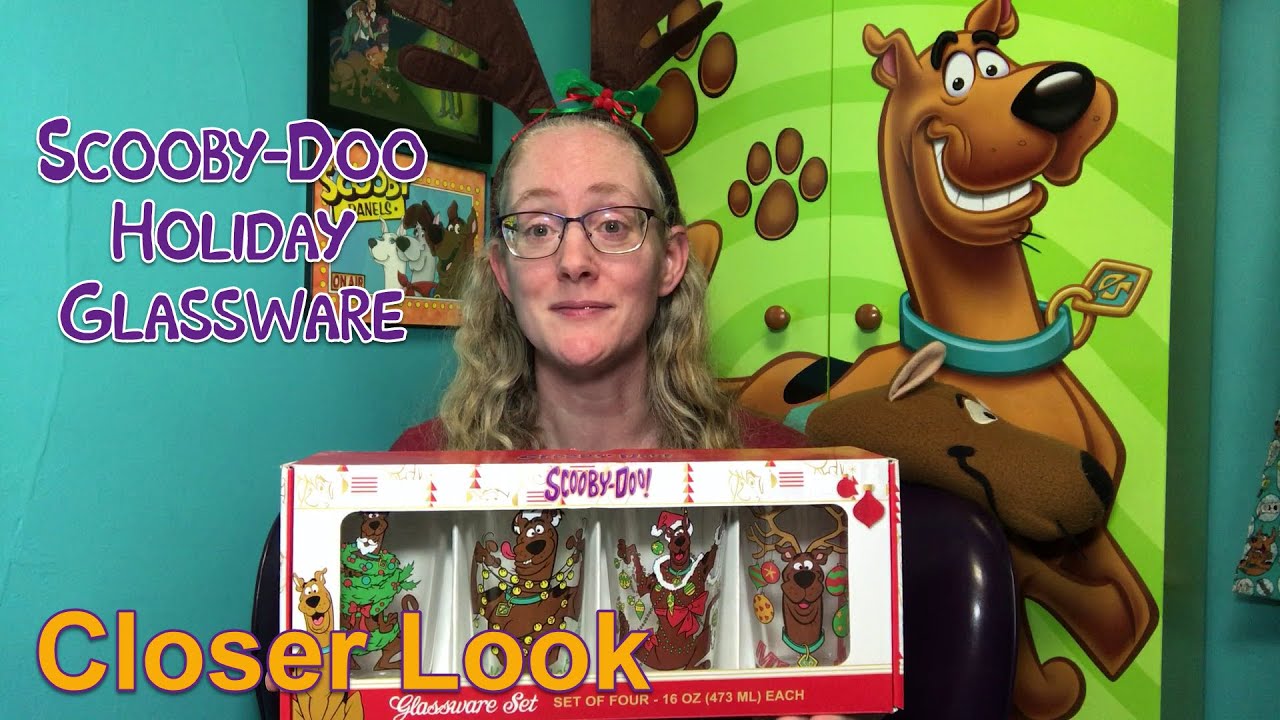 Scooby-Doo 2020 Holiday Glassware Set | Closer Look | Scooby Addicts ...