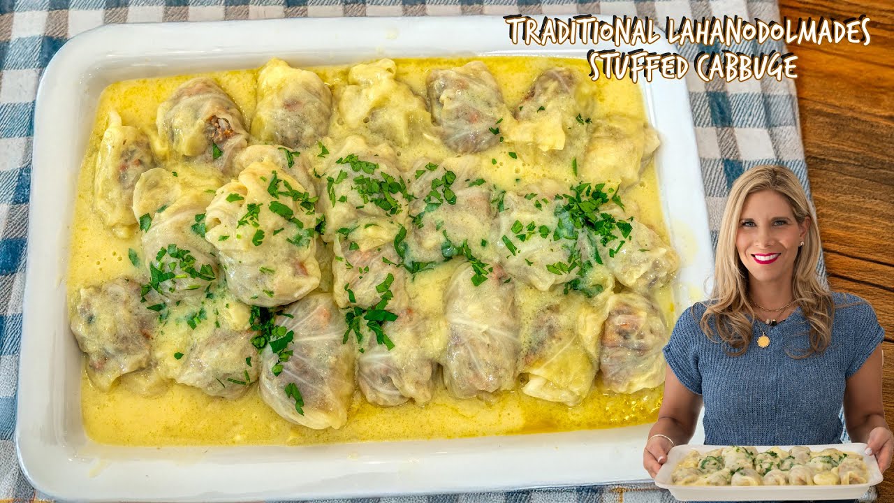 Greek Stuffed Cabbage Rolls