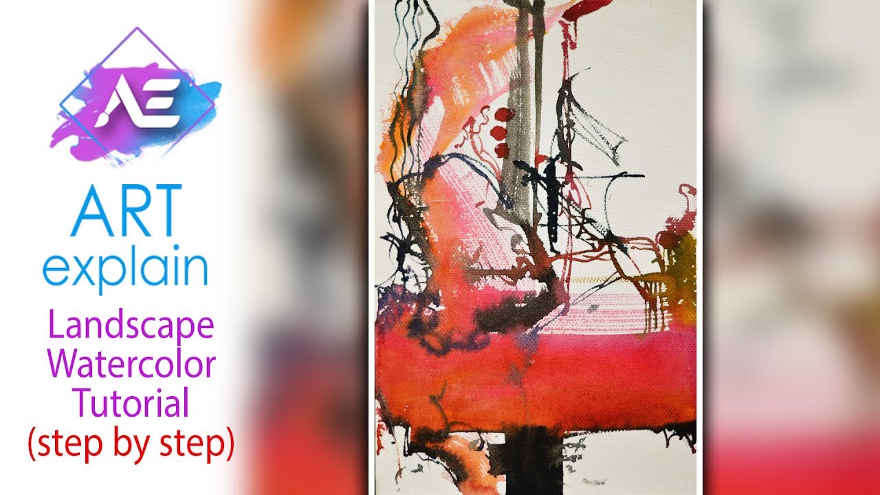 Lovely Abstract Watercolor Painting | How to paint a abstract ...