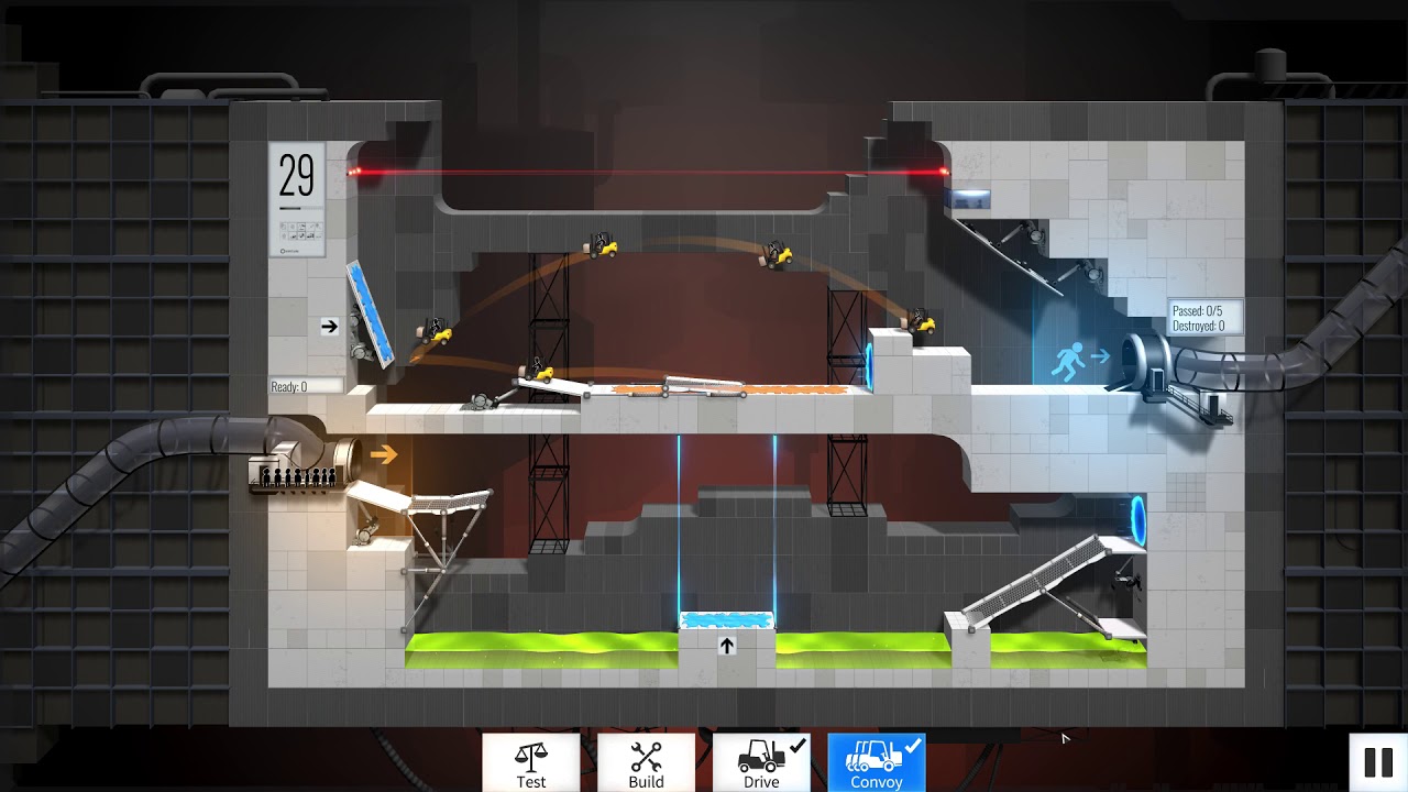 Bridge Constructor Portal Level 29 - YouTube