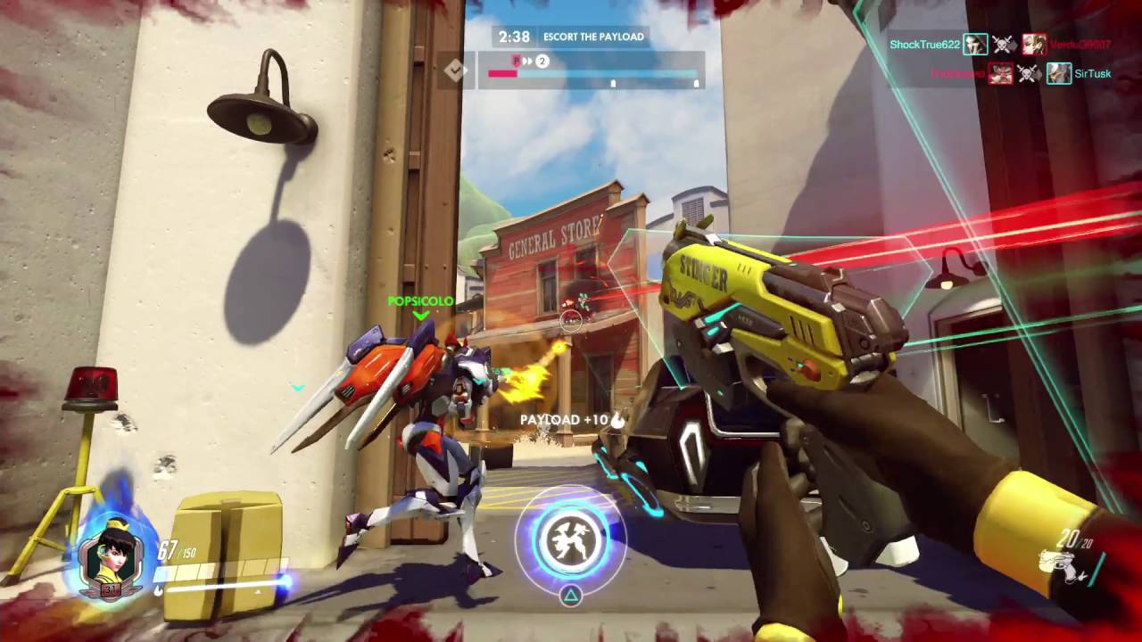 Overwatch MP July 31, 2016 pt17 - EPIC Physics-Breaking Glitch! (final ...