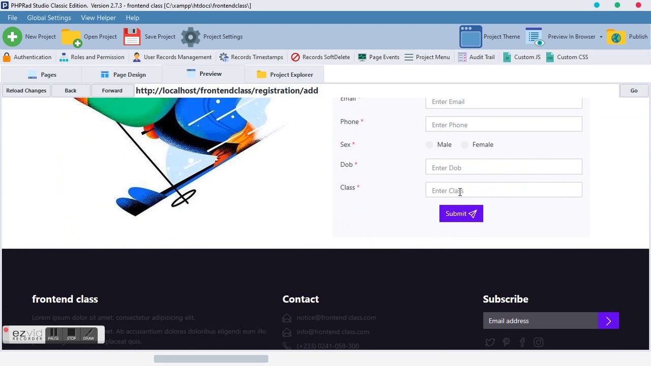 Forms with PHPRad Frontend - YouTube