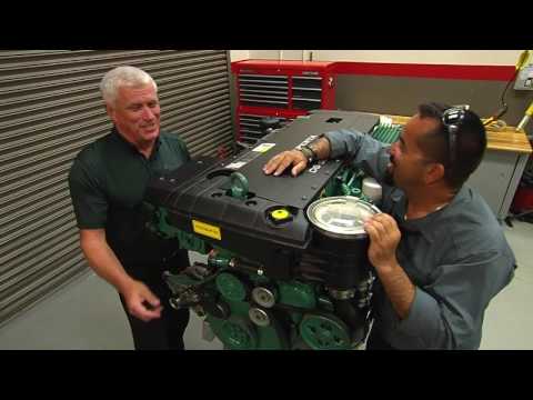 Volvo Penta D6   Check Coolant Level