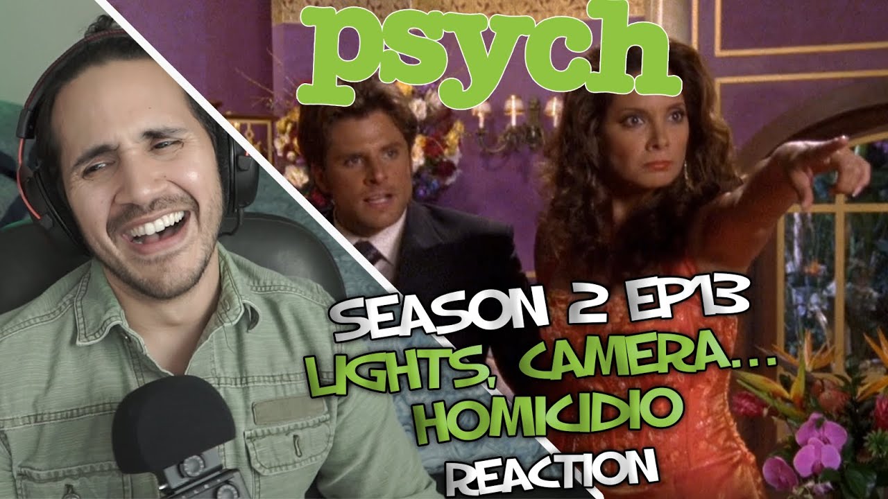 Psych FIRST TIME REACTION | Season 2 Episode 13 | Lights, Camera ...