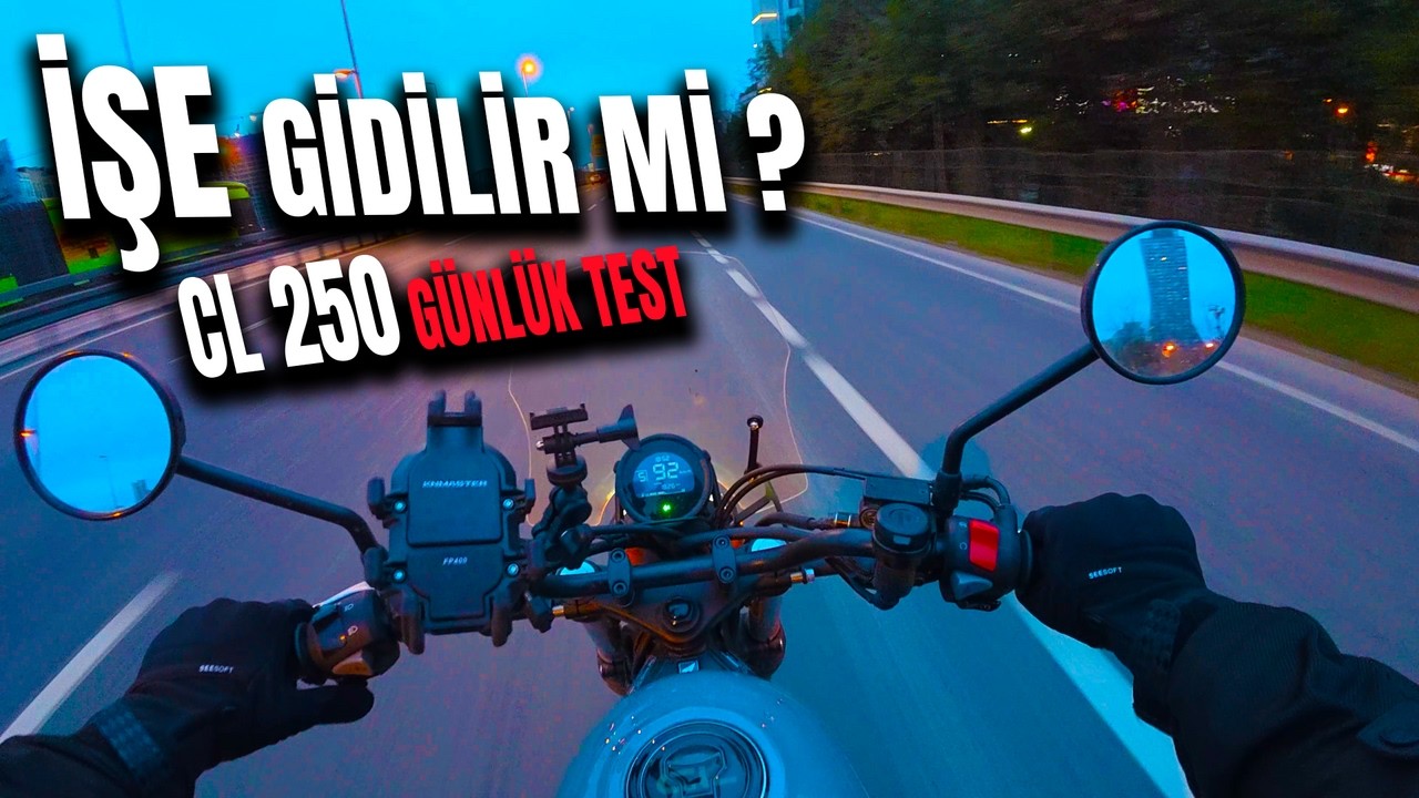 Honda CL 250 İşe Gidiş Geliş Motoru Olur Mu? | Günlük Kullanım ...