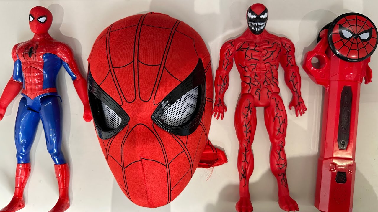 32 minute exciting Spider Man series toy unboxing, Marvel hero ...