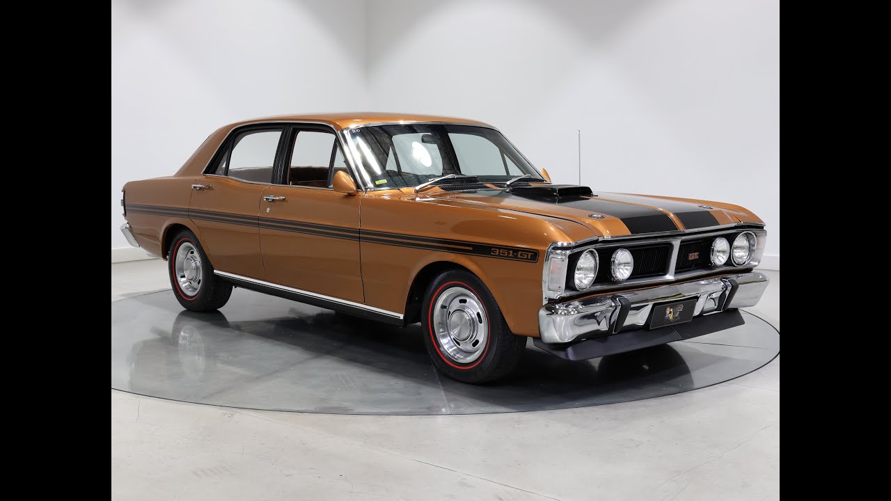 For Sale 1971 Ford Falcon XY GT - Nugget Gold - YouTube