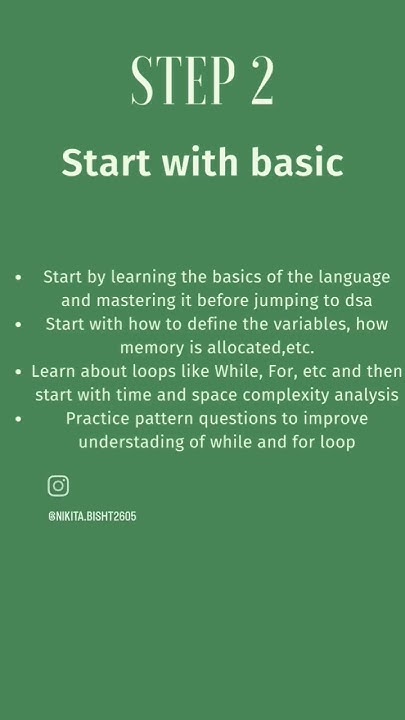 Start Your Dsa Journey Dsalgo Coding Codinglife Codinginterviews Datastructure Internship