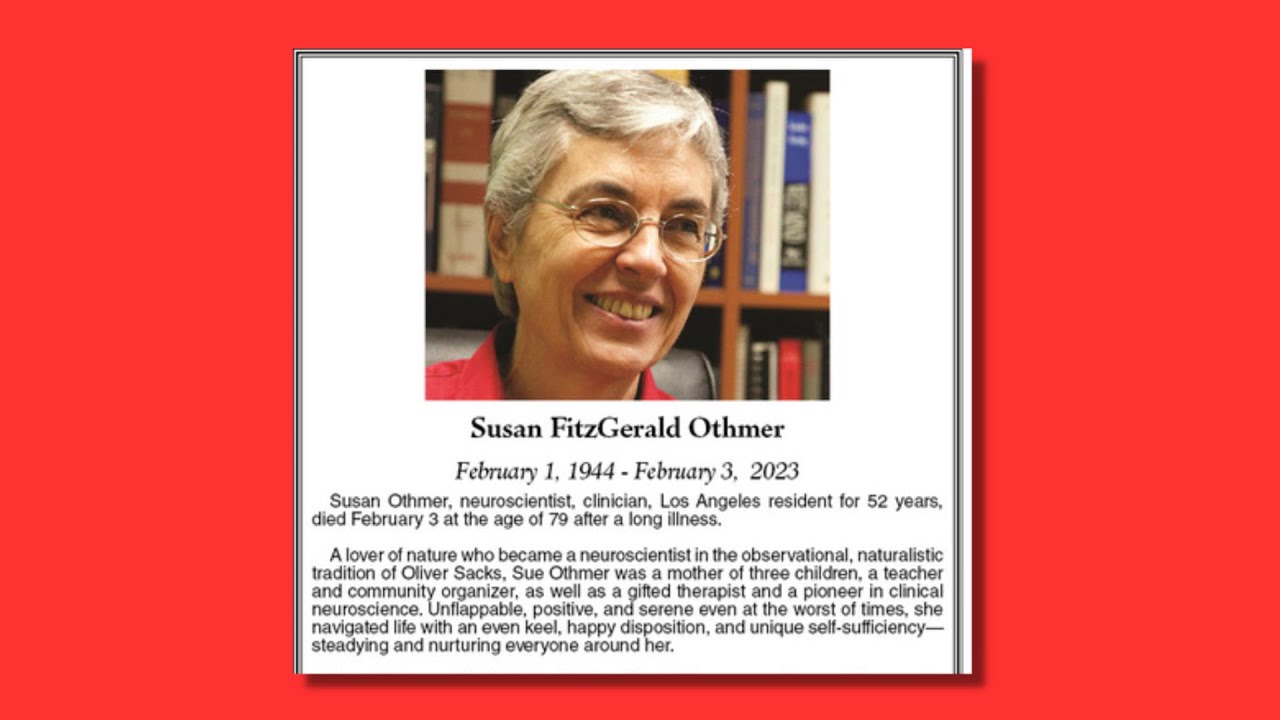Susan FitzGerald Othmer 1944-2023 One Of The Women You Should Know In ...