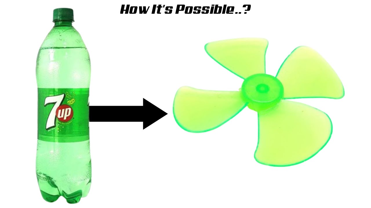 How To Make Propeller | Make DC Motor Propeller | Plastic Bottle Reuse ...