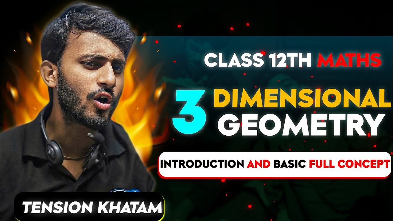 3D GEOMETRY CLASS 12TH MATHS| CHAPTER -11| INTRODUCTION| SHORTEST ...