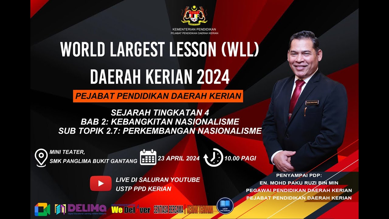 WORLD LARGEST LESSON (WLL) DAERAH KERIAN 2024 - YouTube