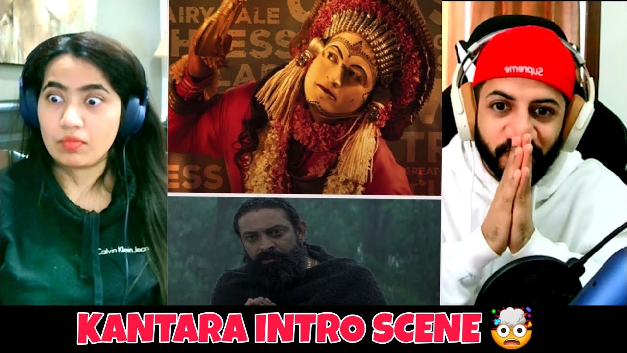 Kantara Movie Intro Scene Reaction | Rishab Shetty, Sapthami G | Vijay Kiragandur - YouTube