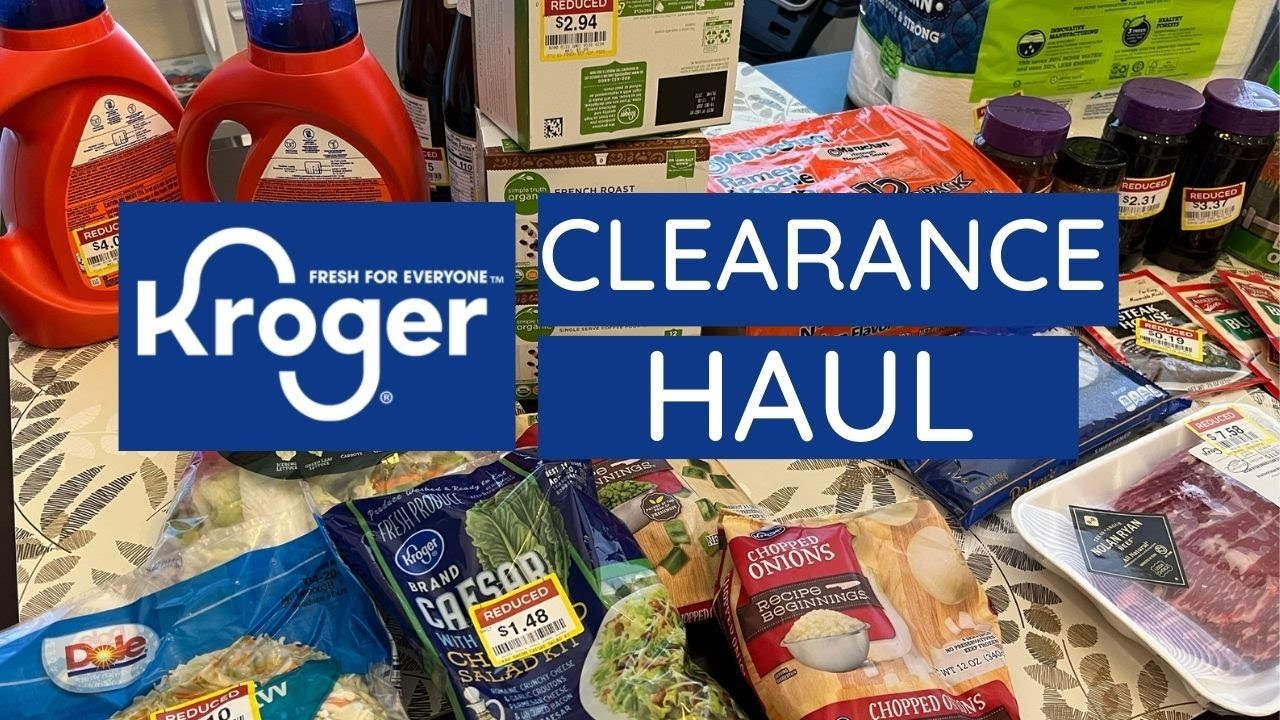 Kroger Clearance Haul | I Found Some Amazing Deals! - YouTube