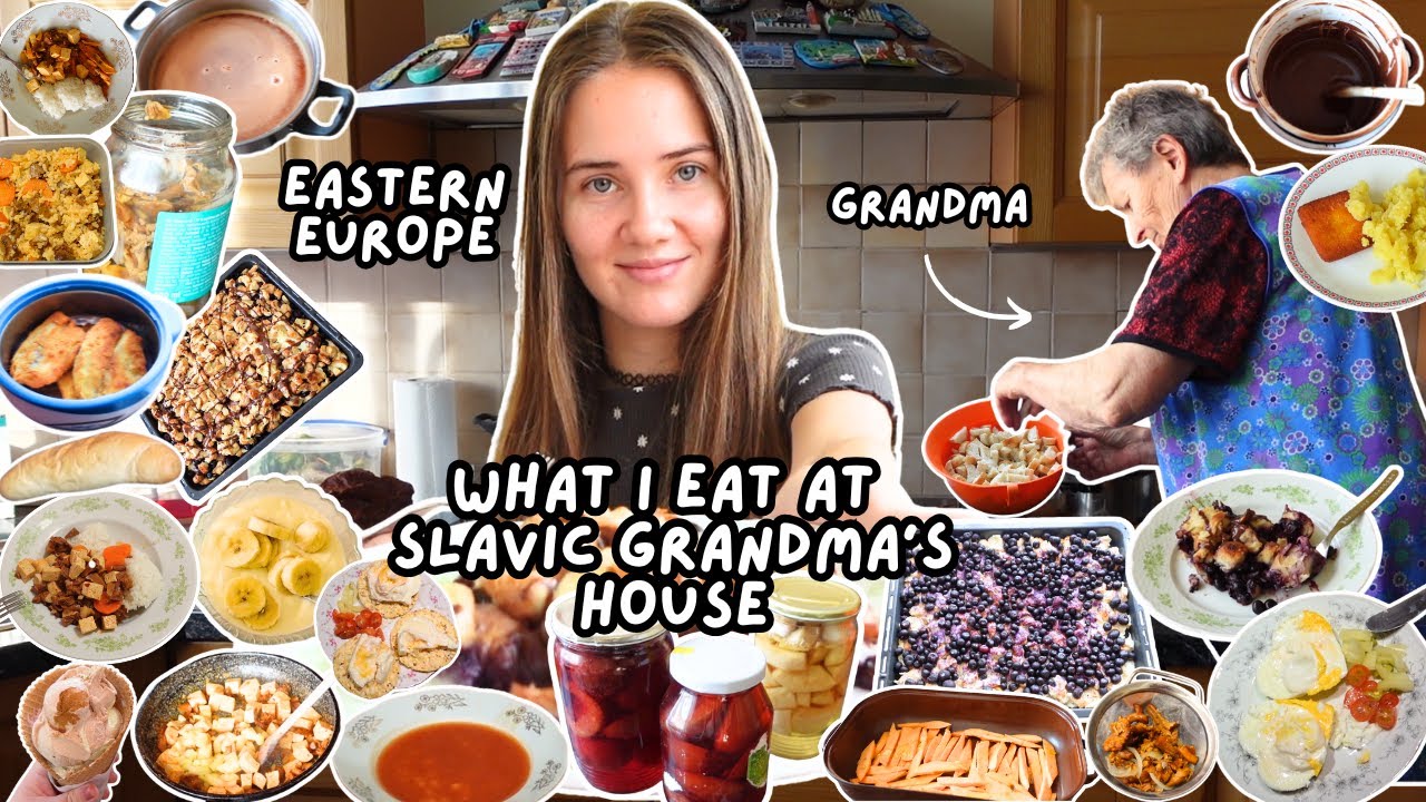 Come eat with me at my SLAVIC GRANDMA's house in EASTERN EUROPE - YouTube