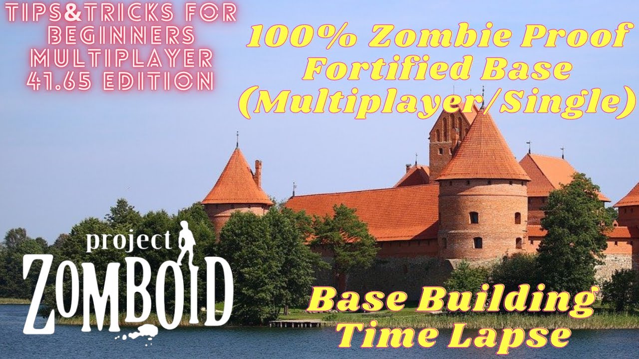 Project Zomboid Lake Base building time lapse | gameplay | 41.65 ...
