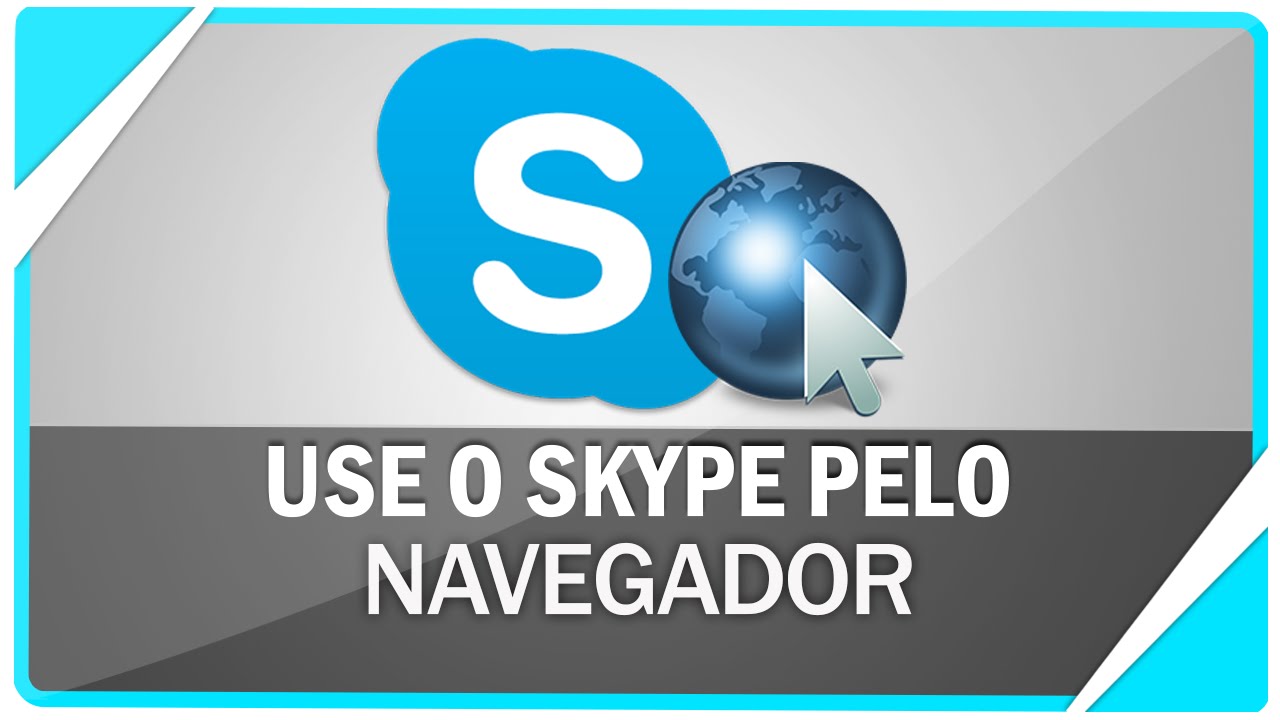 Como utilizar o skype apartir do navegador - YouTube
