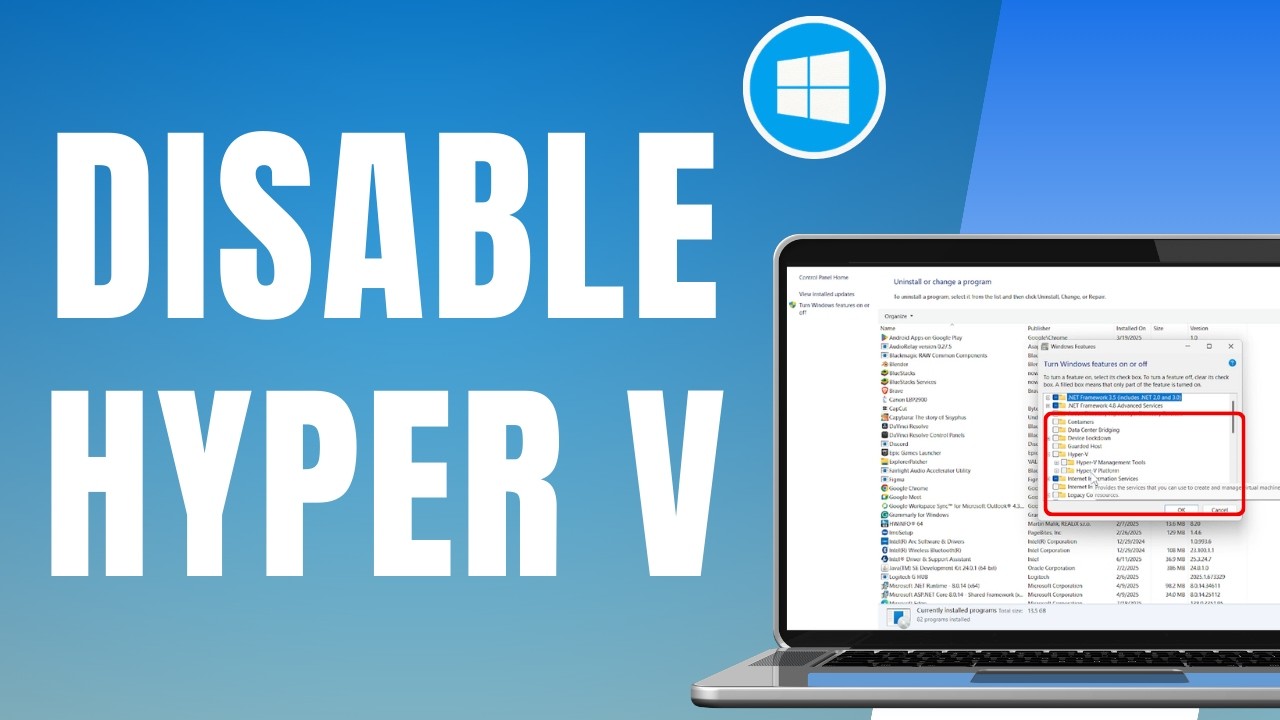 How To Disable Hyper V on Windows 11 - YouTube