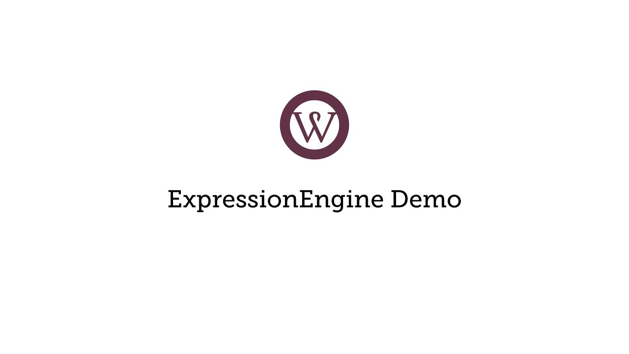 ExpressionEngine Video Demo - YouTube