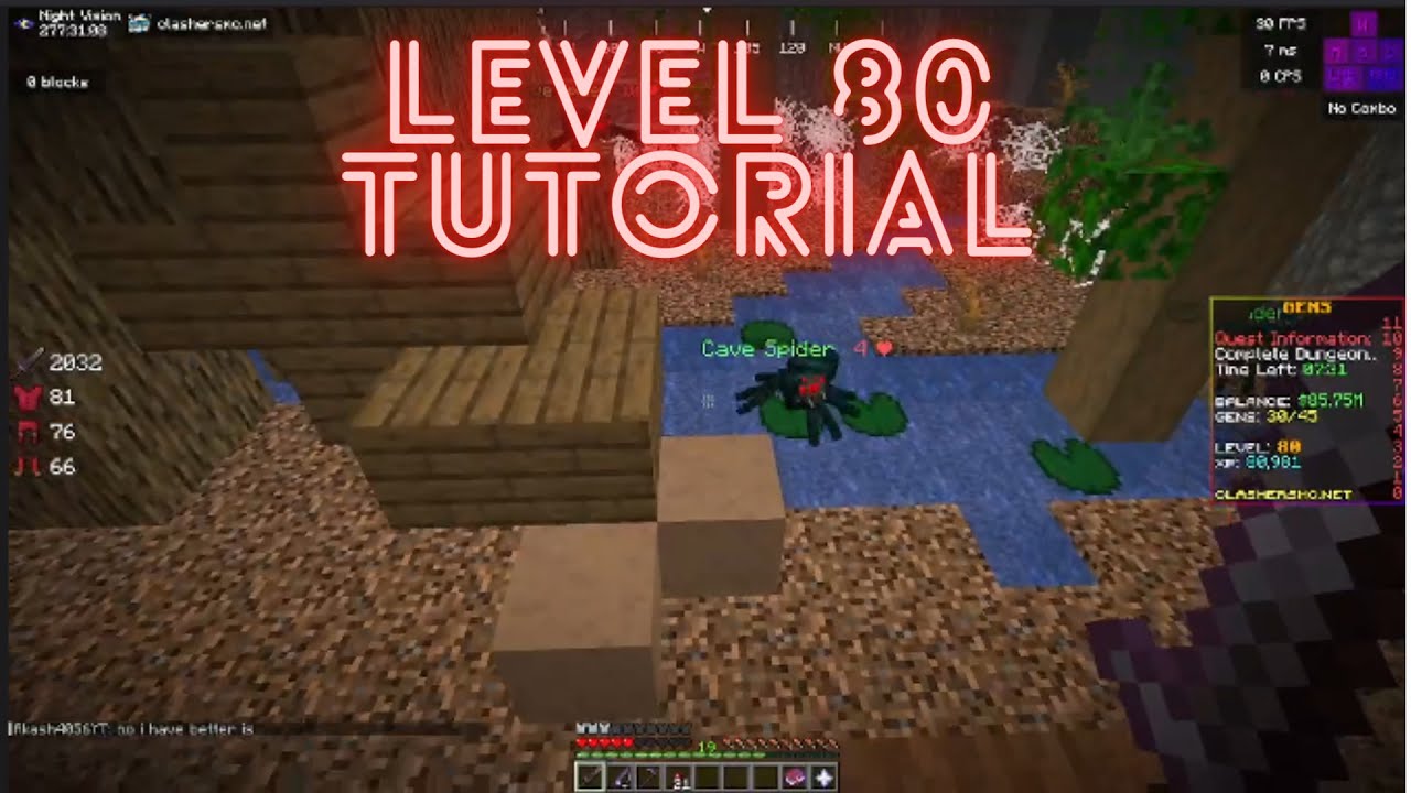 ClashersMc level 80 tutorial - YouTube