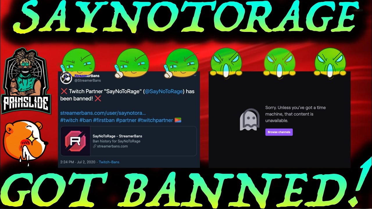 Destiny 2 | SAYNOTORAGE JUST GOT BANNED ON TWITCH! 🐧🌬 - YouTube