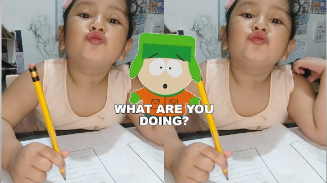 How to trace a line | Daycare | 4 years old | First day Module|part 2/2 ...