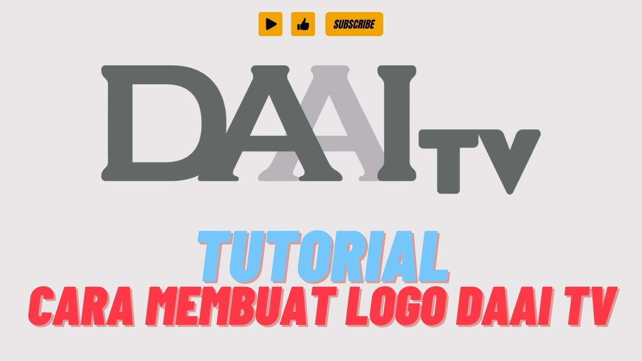 Tutorial cara membuat logo DAAI TV menggunakan Corel Draw x7 - YouTube