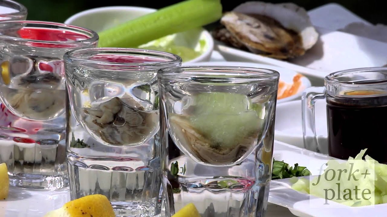 Savory Sorbet Oyster Shooters w/ Chef Seth Levine - YouTube