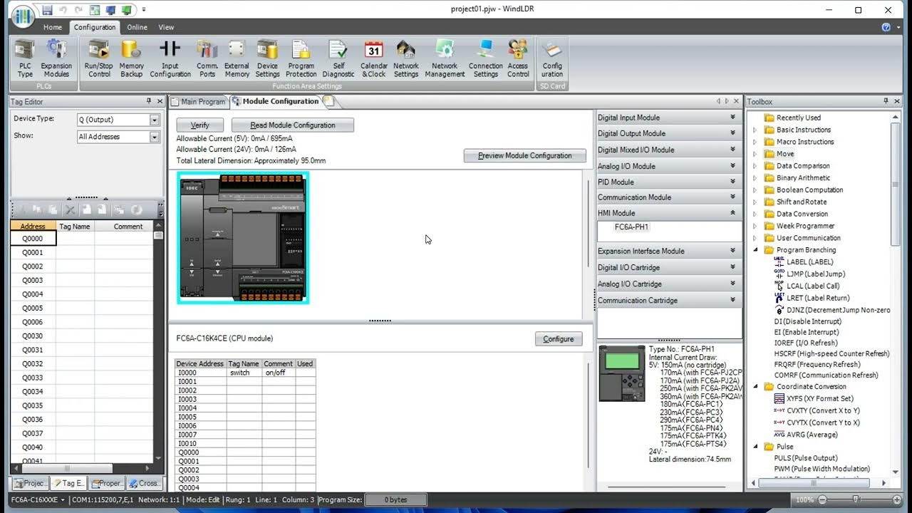 1 IDEC PLC Programming WINDLDR Software Overview - YouTube
