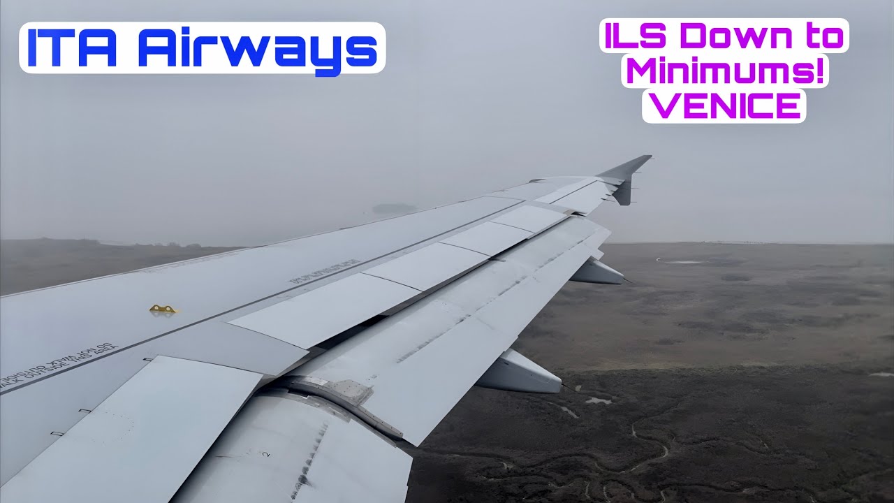SOLID IMC | ITA Airways | Airbus A320 | Approach, Landing, Taxi ...