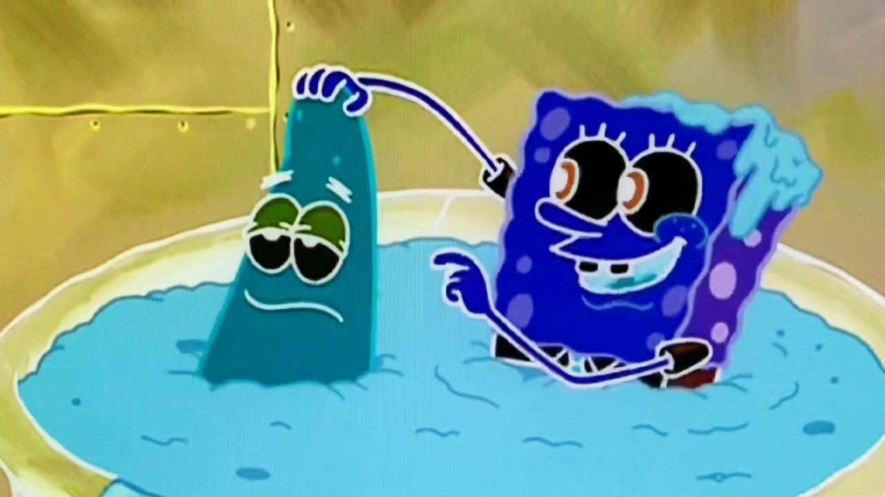 Spongebob squarepants doing time colorful - YouTube