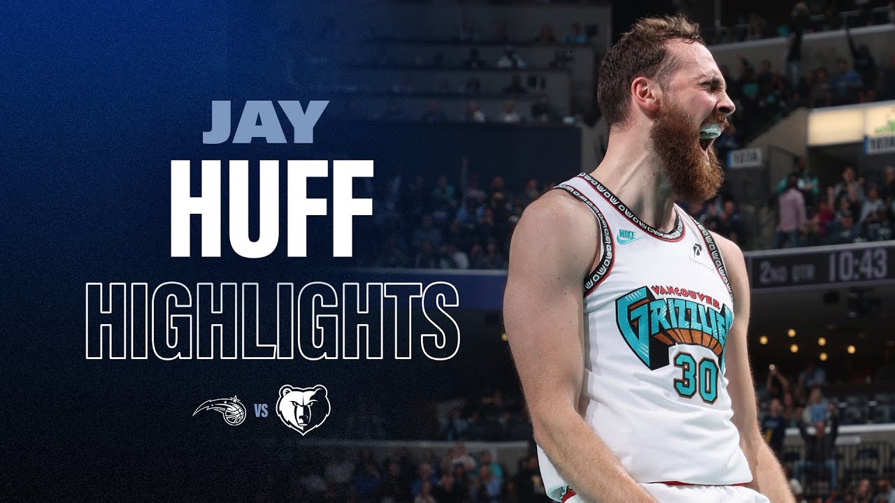 Jay Huff Highlights vs Orlando Magic - YouTube