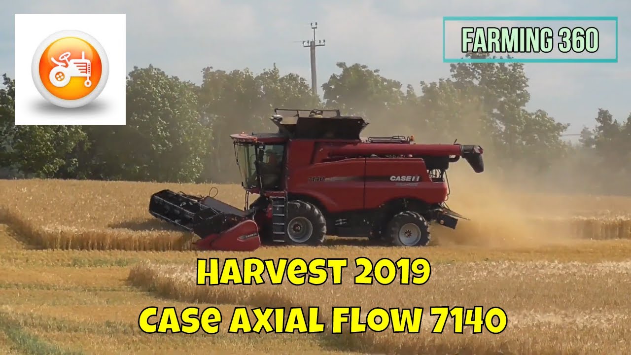 Harvest 2019 | Case IH Axial Flow 7140 combine harvester - YouTube