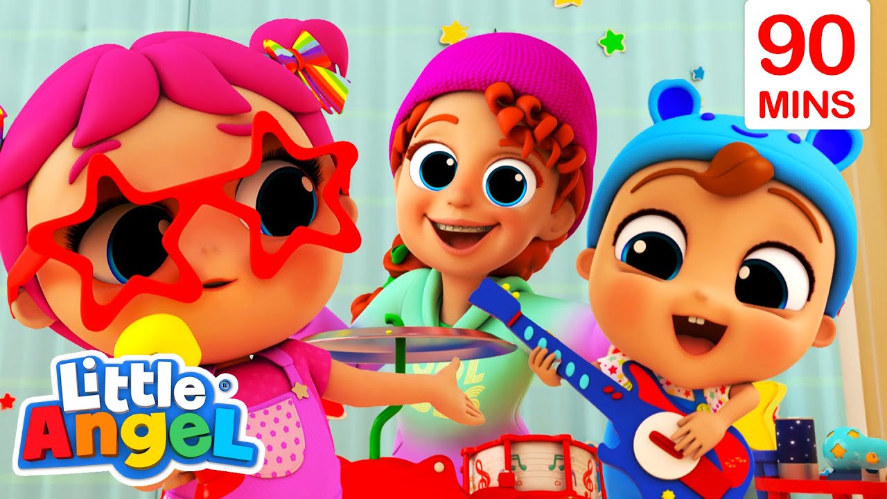 Baby Sitter Pop Star Song | Job and Career Songs | @LittleAngel Nursery ...