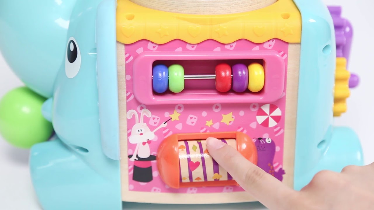 5 In 1 Elephant Activity Cube - YouTube