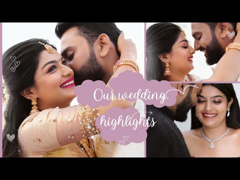 Our wedding highlights 🌸❤️ #wedding #parvathhiyer #love #trending #viral 