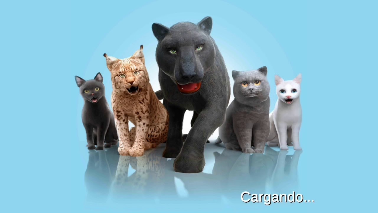 JUGANDO CON Tití 👧 Cat Simulator 😸 El gatito de Tití haciendo ...