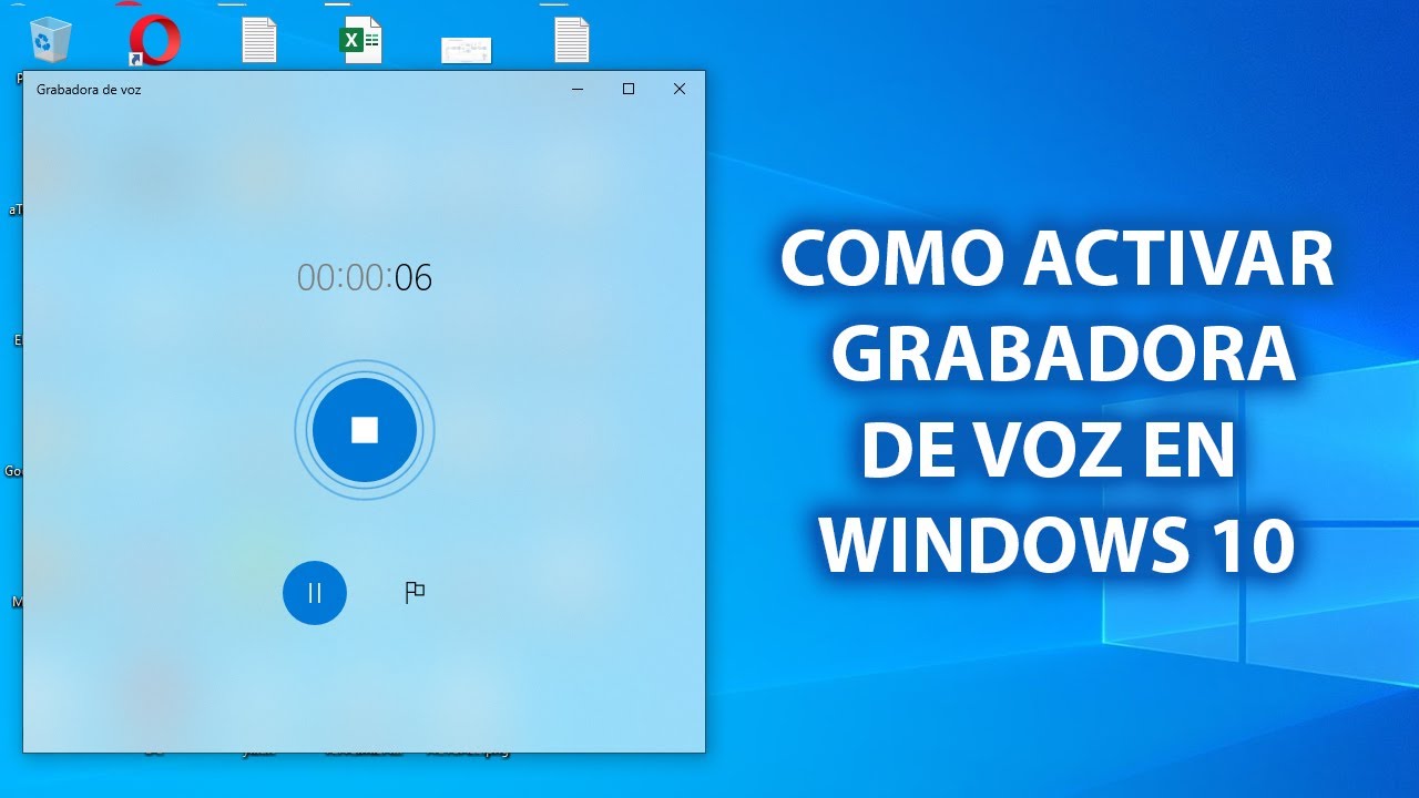 Activar microfono en windows 10 - Activar grabadora de voz - YouTube