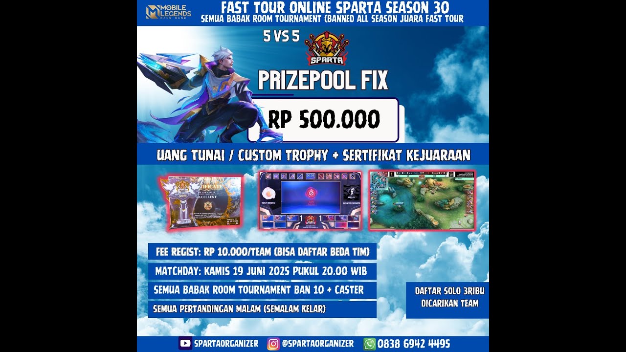 [LIVE] GRAND FINAL SPARTA CUP SEASON 30 - YouTube