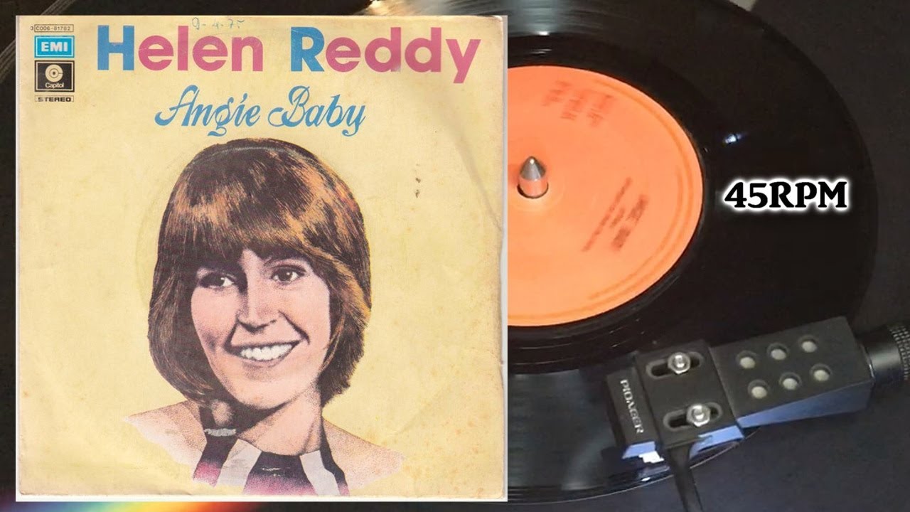 Helen Reddy - Angie Baby, 1974, Capitol Records - CL 15799, Vinyl, 7 ...