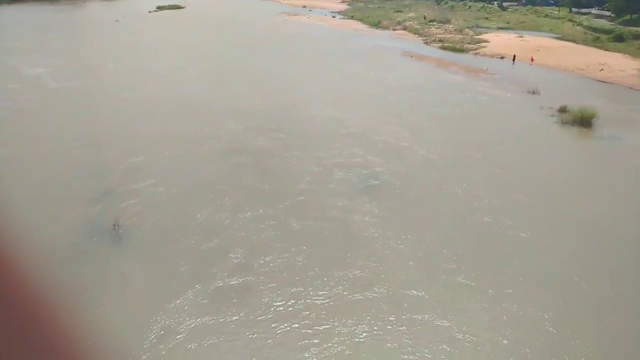 Bharathappuzha the less water river now filled with rain. - YouTube