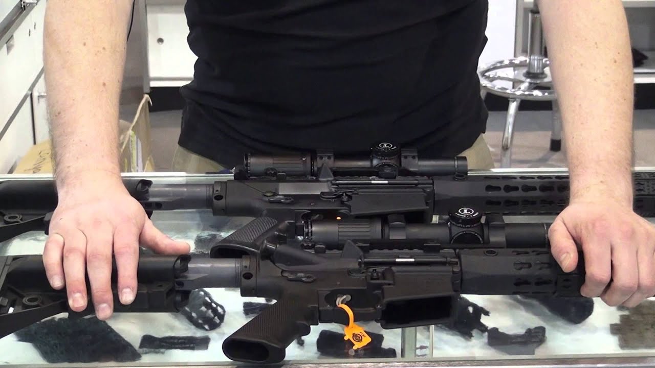 Shot Show 2014: Knights Armament - SR-15 E2 Mod 2 - SR-25 E2 - YouTube